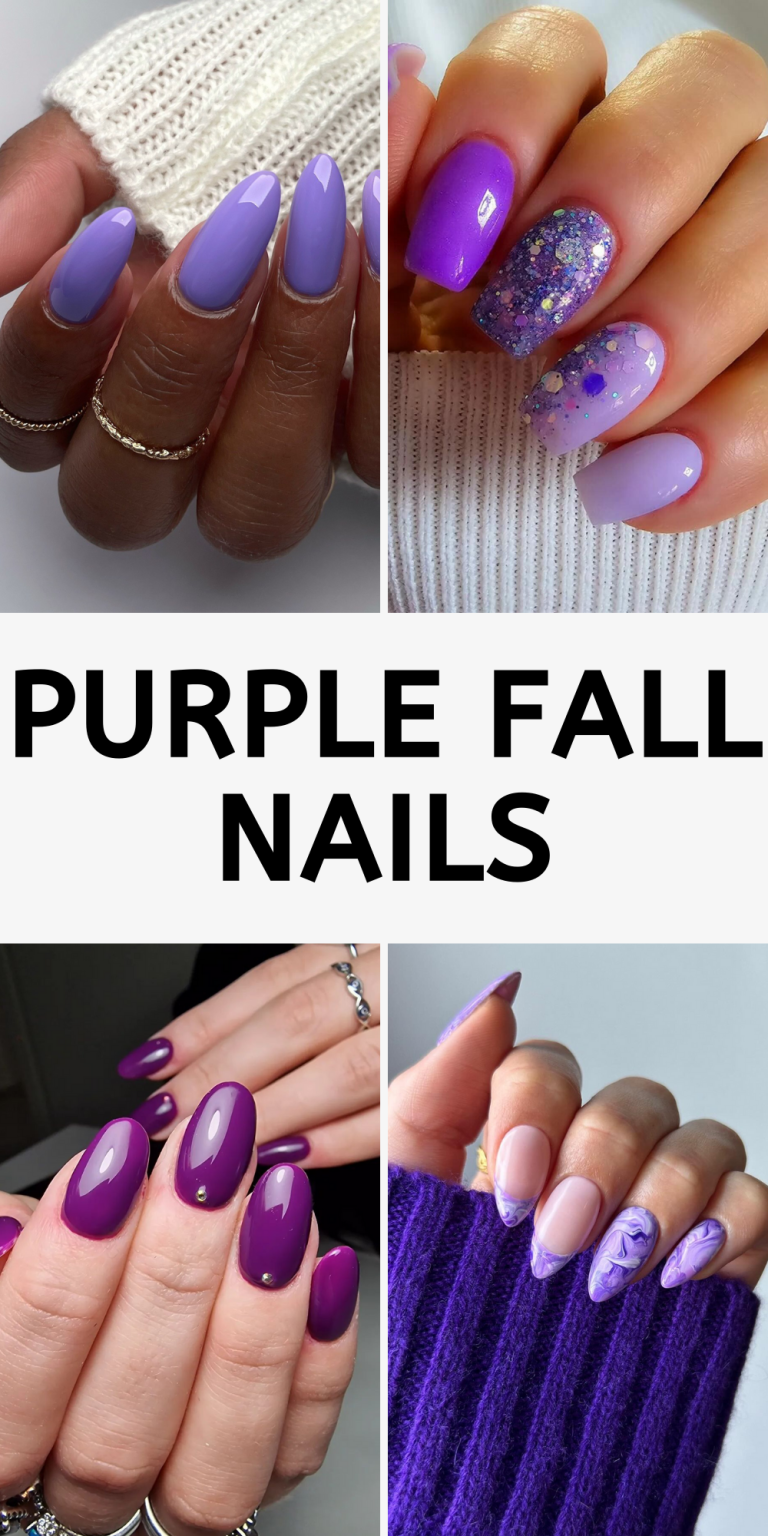 30 Stunning Purple Fall Nails 2024: Top Trends and Ideas for a Perfect ...