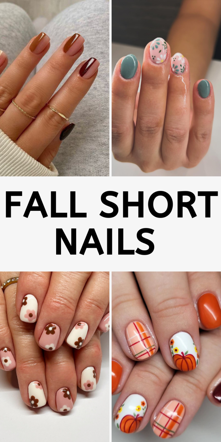 27 Fall Short Nails 2024: Top Trends and Cute Ideas to Try This Autumn ...