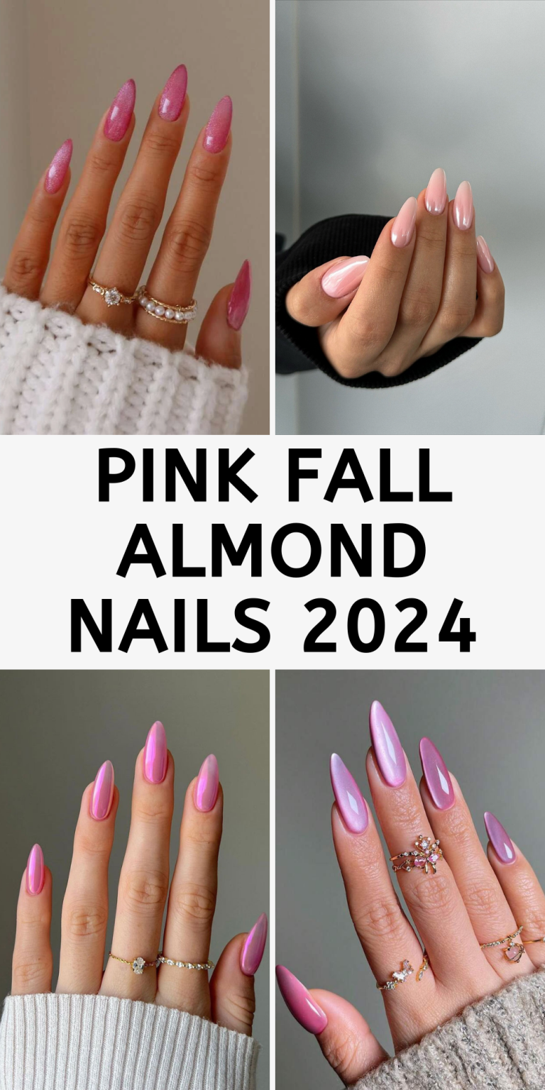 25 Stunning Pink Fall Almond Nails 2024: Elegant and Trendy Designs for ...