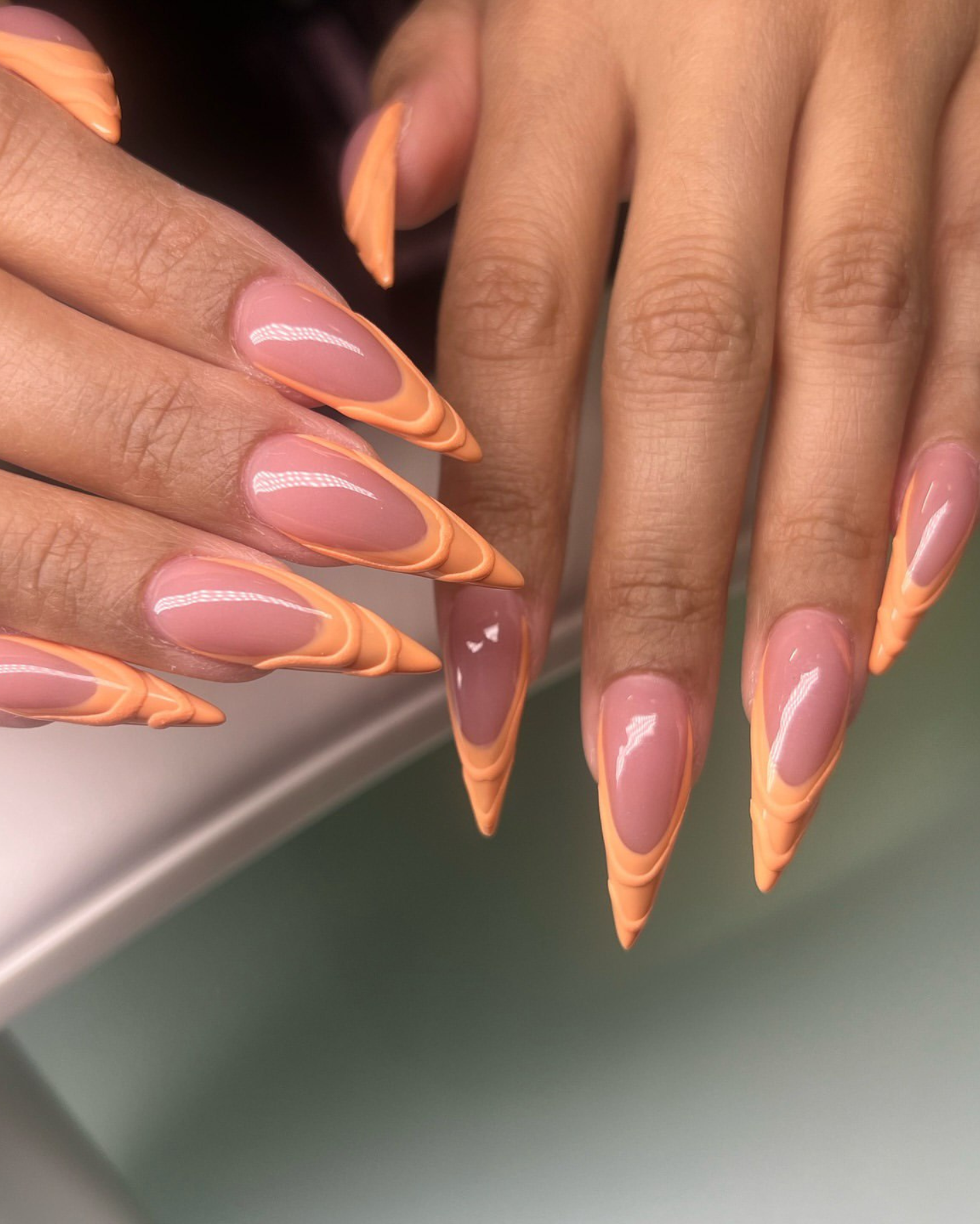 40 Orange Fall Nails 2024: Bold Designs, Bright Colors, and Creative ...