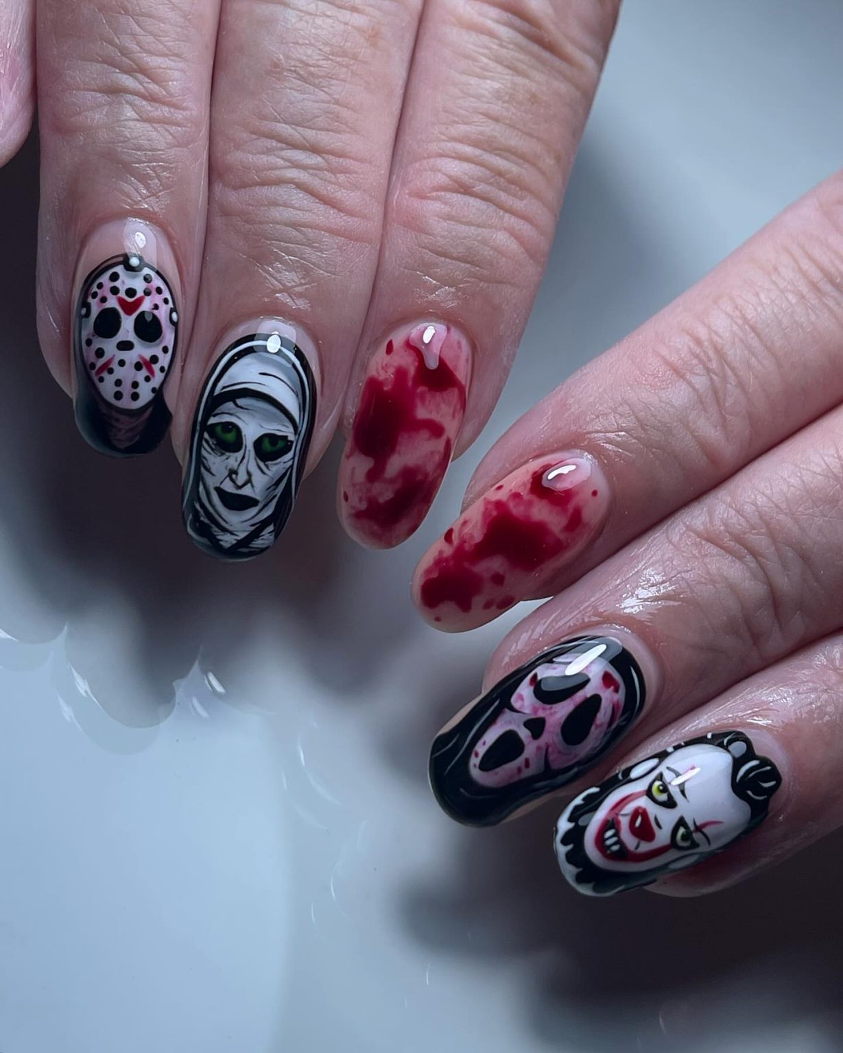 24 Spooky Halloween Nails: Creepy, Creative, and Perfect for Your Look ...