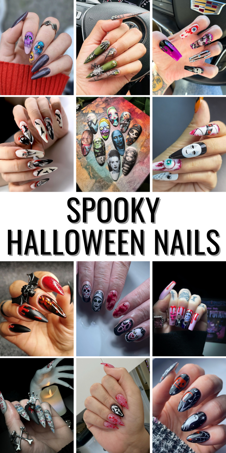 24 Spooky Halloween Nails: Creepy, Creative, and Perfect for Your Look ...