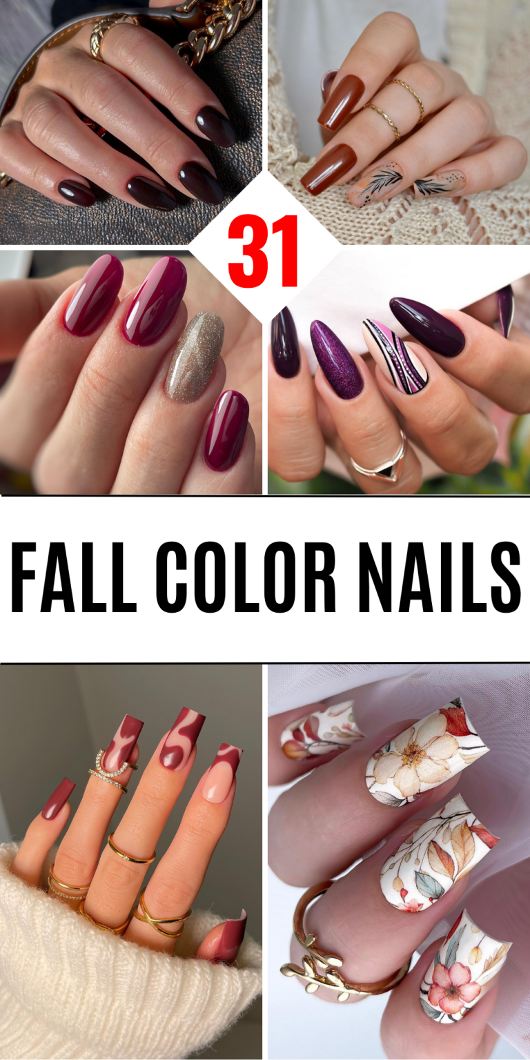 31 Fall Color Nails: Stunning Autumn Designs to Elevate Your Style This ...