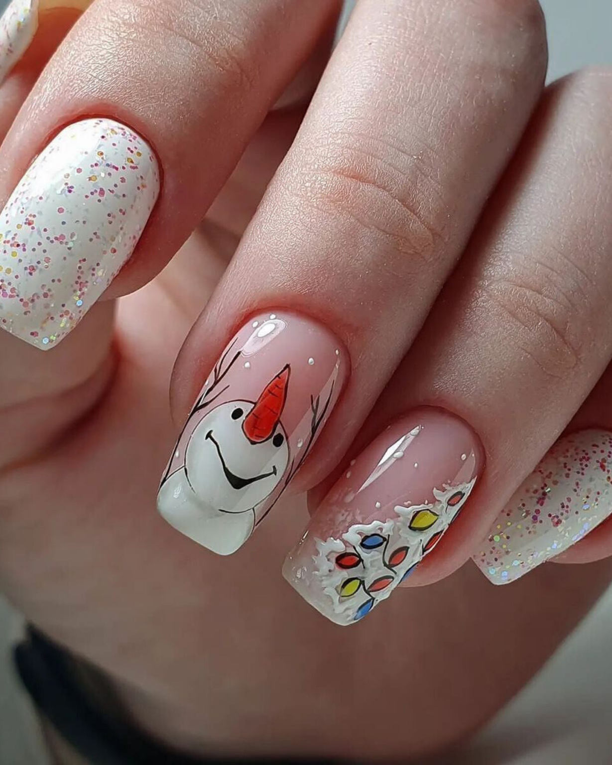 23 Winter Nails Square: Trendy Winter Nail Designs for a Festive and ...