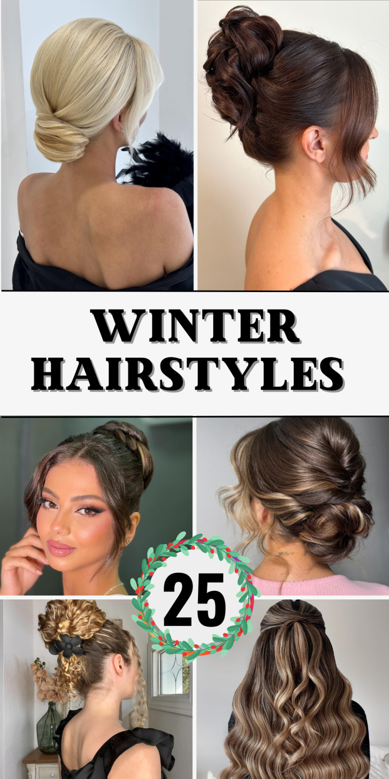 25 Winter Hairstyles: Chic and Cozy Hair Ideas for Every Occasion and ...