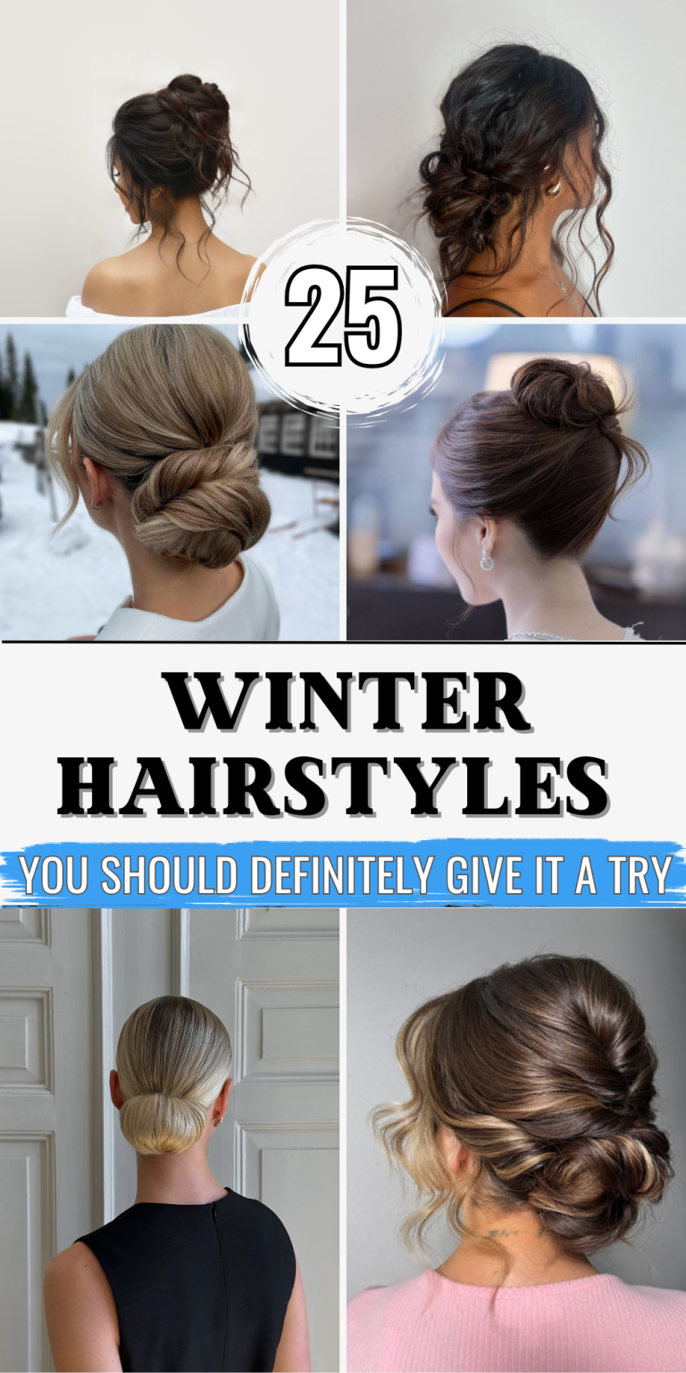 25 Winter Hairstyles: Chic and Cozy Hair Ideas for Every Occasion and ...
