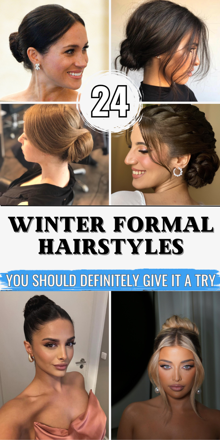 24 Stunning Winter Formal Hairstyles: Elegant Looks for Every Hair Type ...