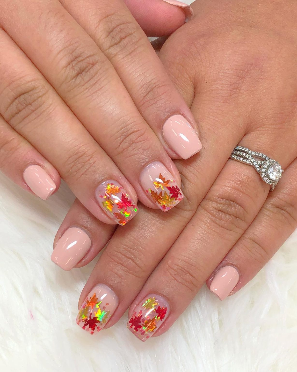 21 Short Fall Acrylic Nails Designs: Cute, Simple Ideas to Rock the ...