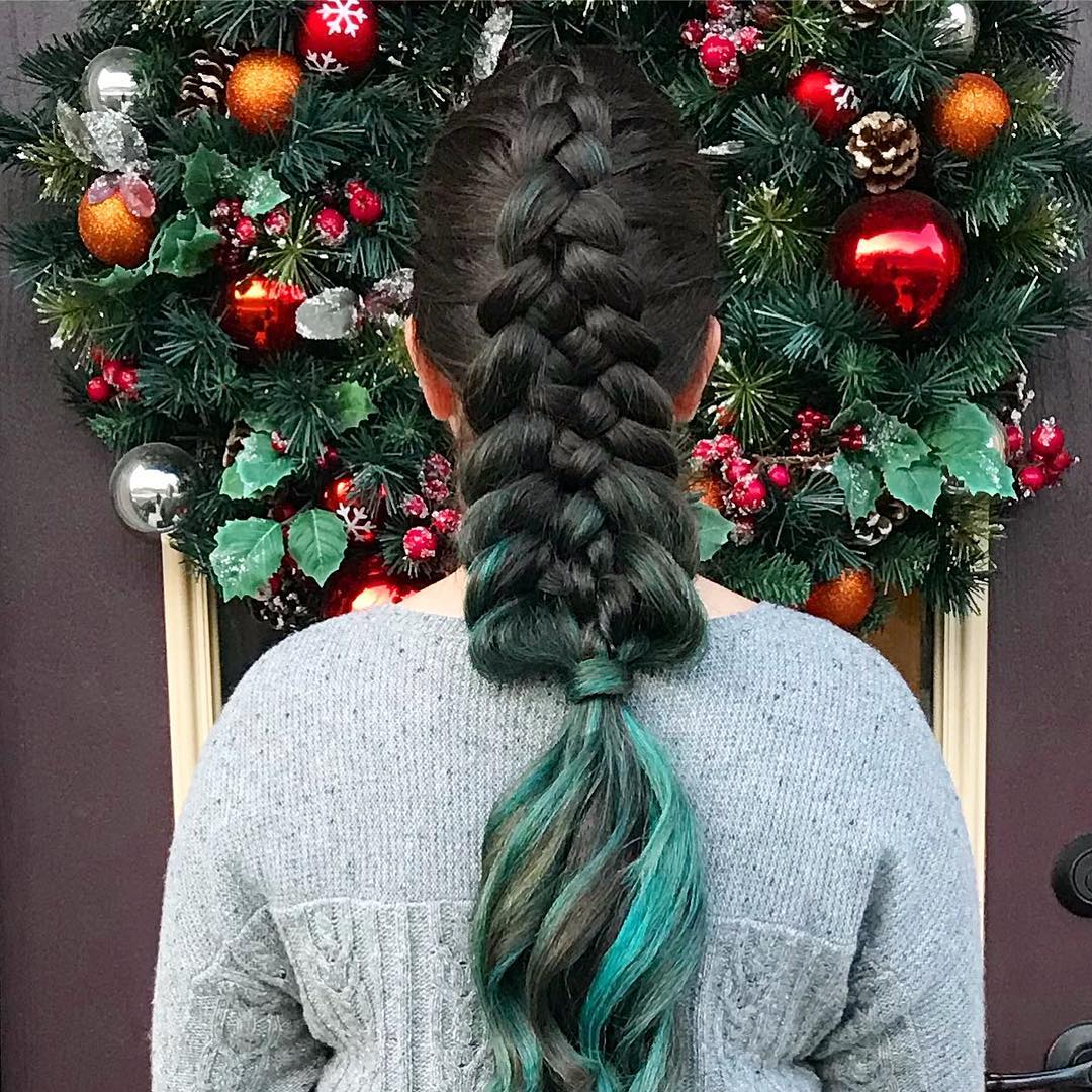 31 Stunning Christmas Tree Braid Ideas for Festive Hairstyles ...