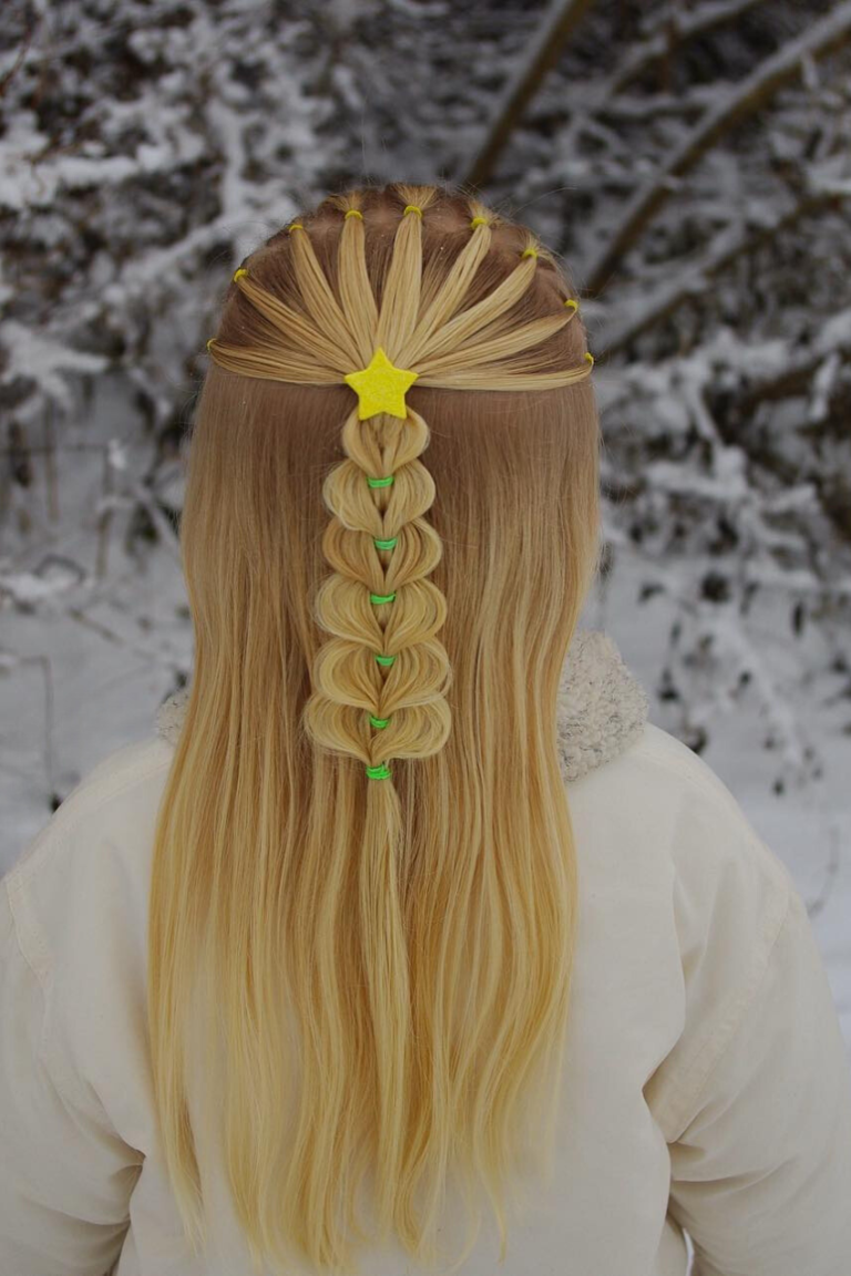 31 Stunning Christmas Tree Braid Ideas for Festive Hairstyles ...