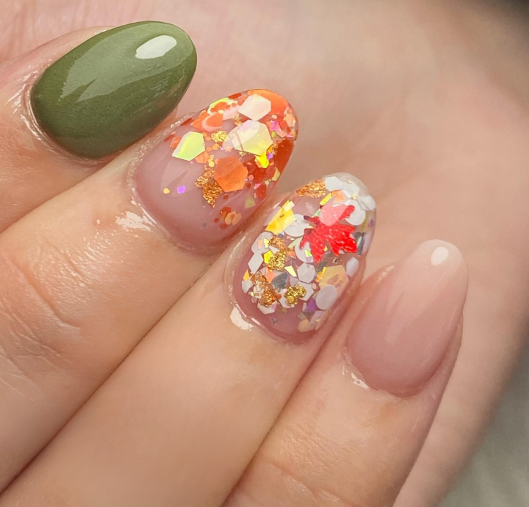 21 Short Fall Acrylic Nails Designs: Cute, Simple Ideas to Rock the ...