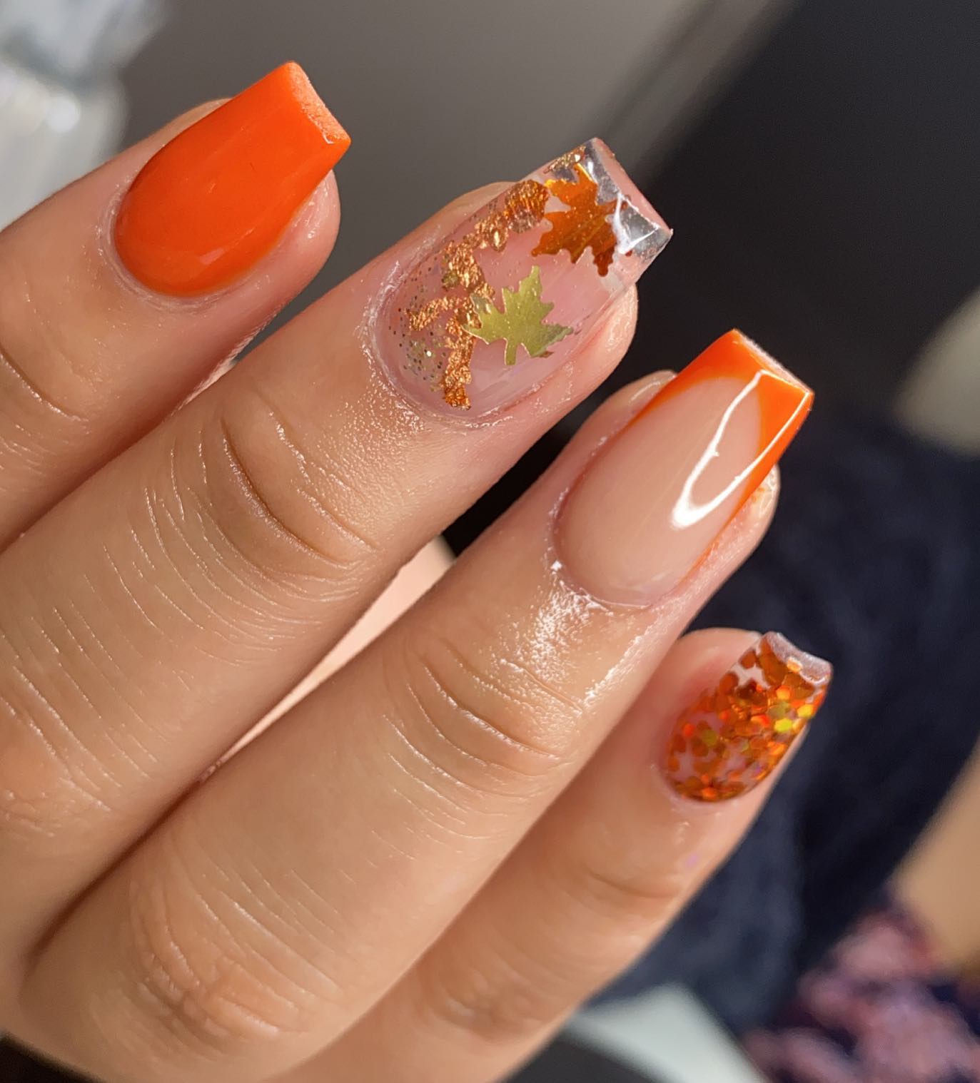 21 Short Fall Acrylic Nails Designs: Cute, Simple Ideas to Rock the ...