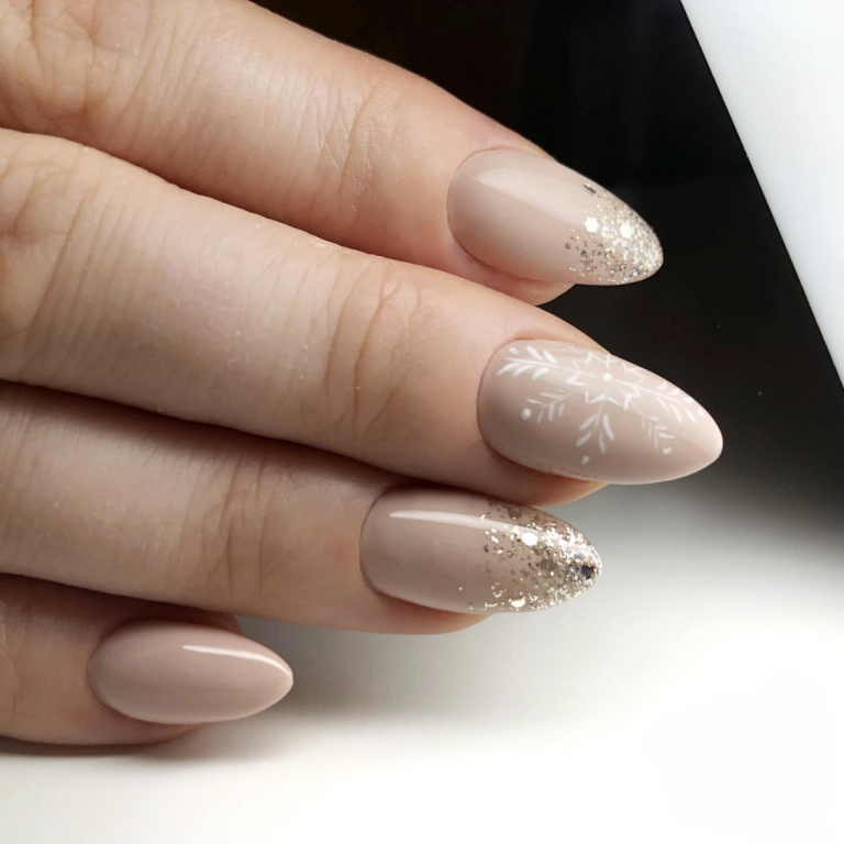 30 Neutral Winter Nails: Elegant and Trendy Ideas for a Chic Winter ...