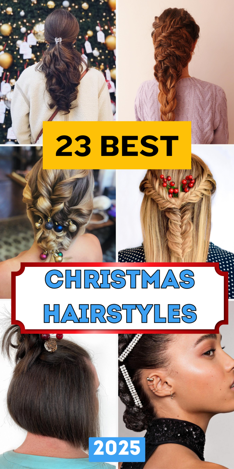 23 Christmas Hairstyles to Try This Year – Festive Looks for Every Hair ...
