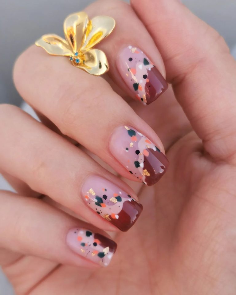 21 Short Fall Acrylic Nails Designs: Cute, Simple Ideas to Rock the ...
