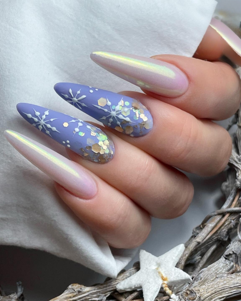 35 Cute Winter Nails Ideas to Keep Your Style Festive and Chic All ...
