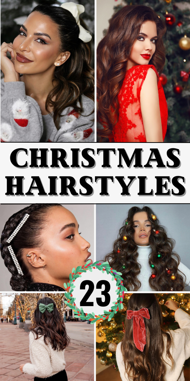 23 Christmas Hairstyles to Try This Year – Festive Looks for Every Hair ...