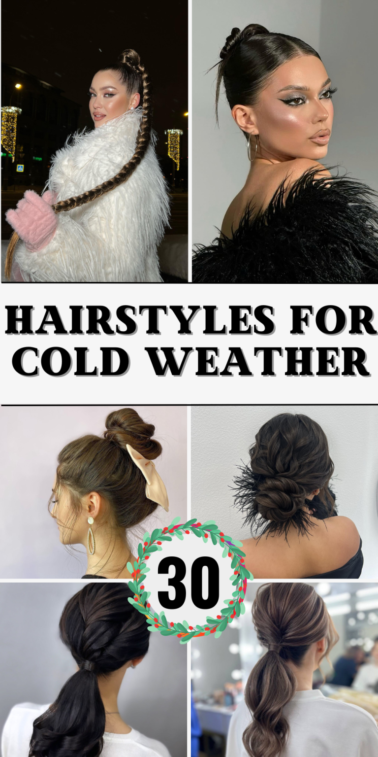 30 Hairstyles for Cold Weather: Cute, Easy, and Natural Looks to Keep ...