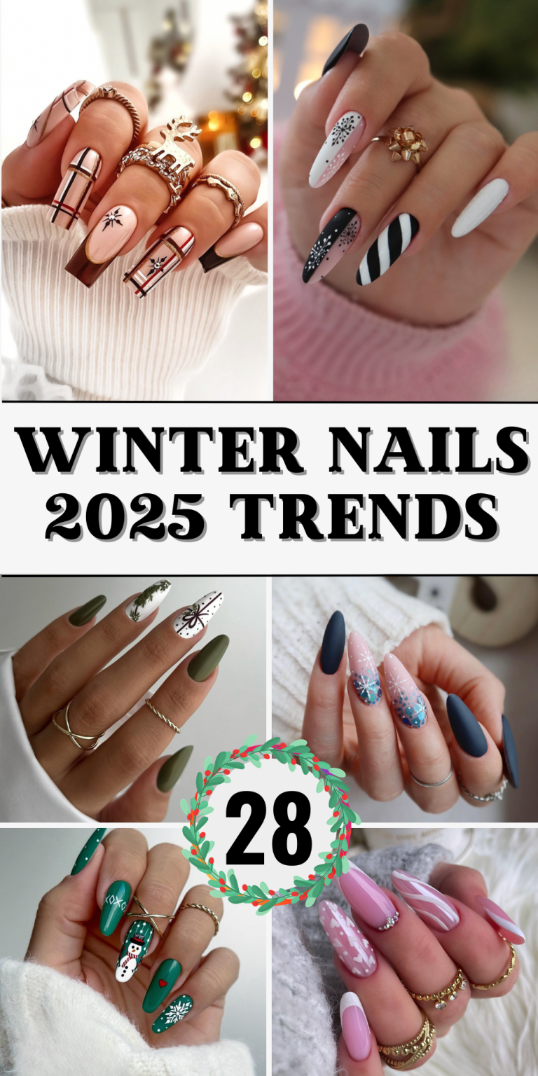 28 Winter Nails 2025 Trends: Must-Try Festive Designs to Make Your ...