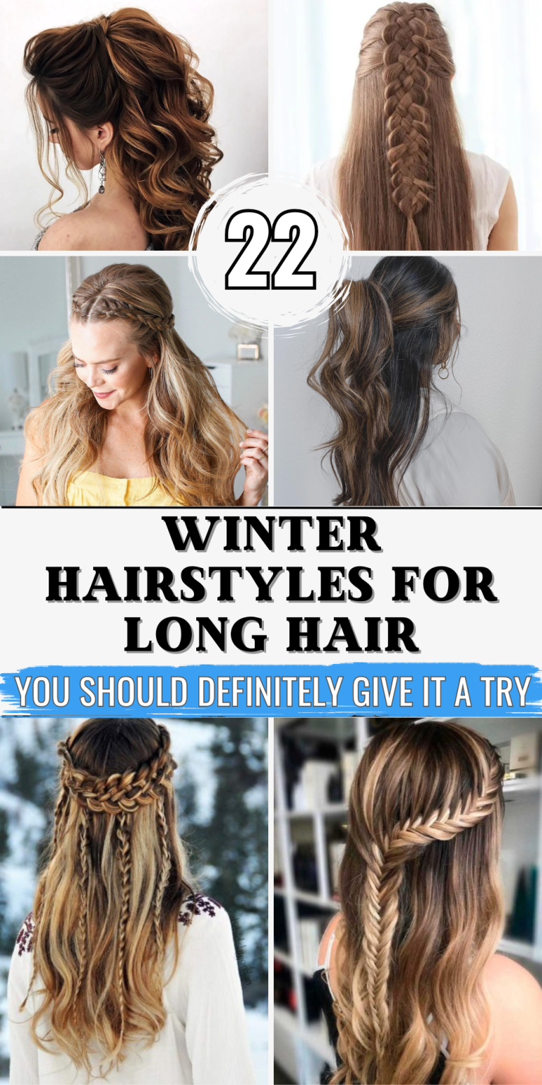 22 Gorgeous Winter Hairstyles for Long Hair to Keep You Warm and ...
