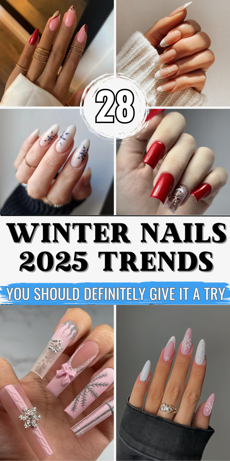 28 Winter Nails 2025 Trends: Must-Try Festive Designs to Make Your ...