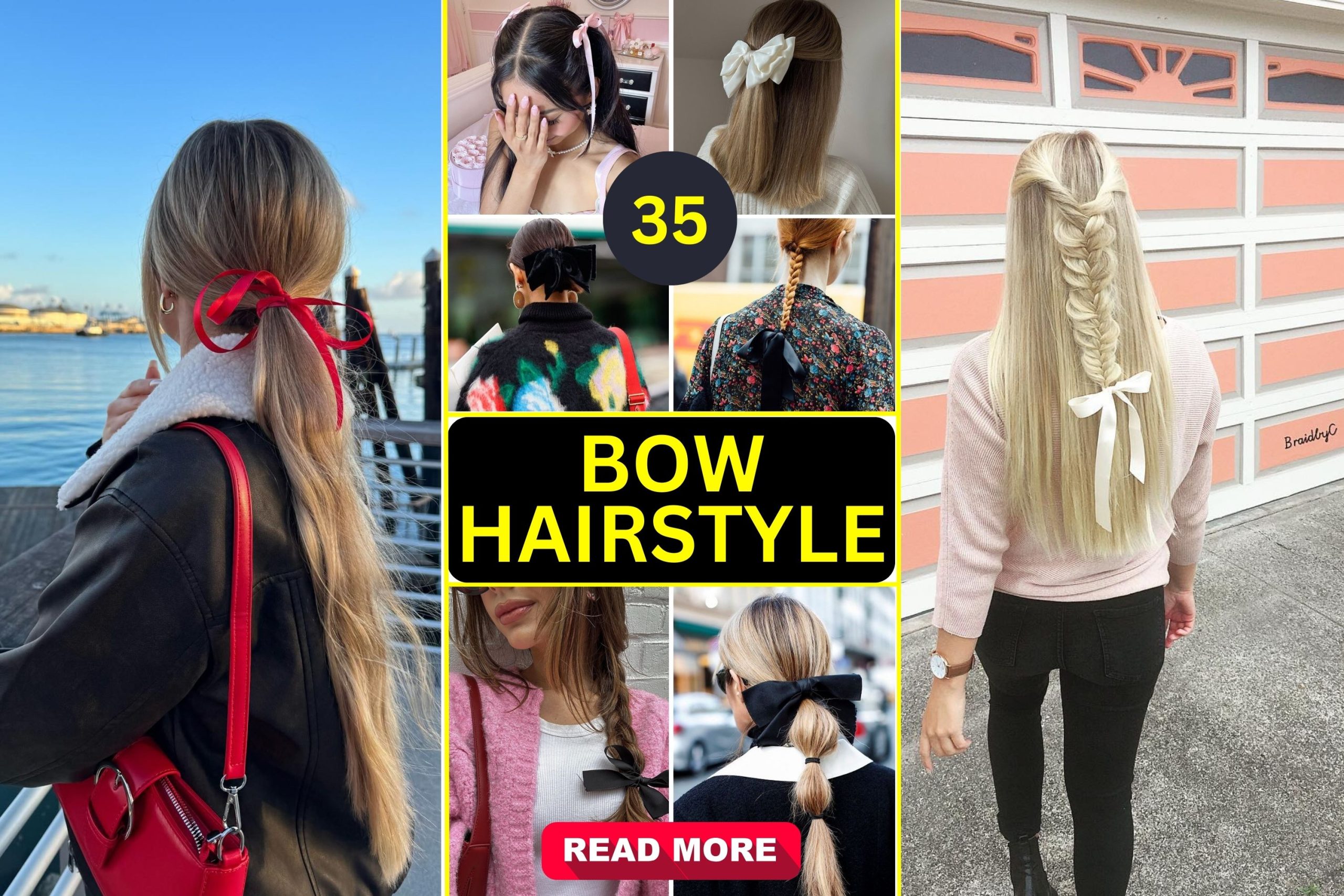 35 Bow Hairstyle Ideas to Elevate Your Look: Trendy, Elegant, and Easy ...