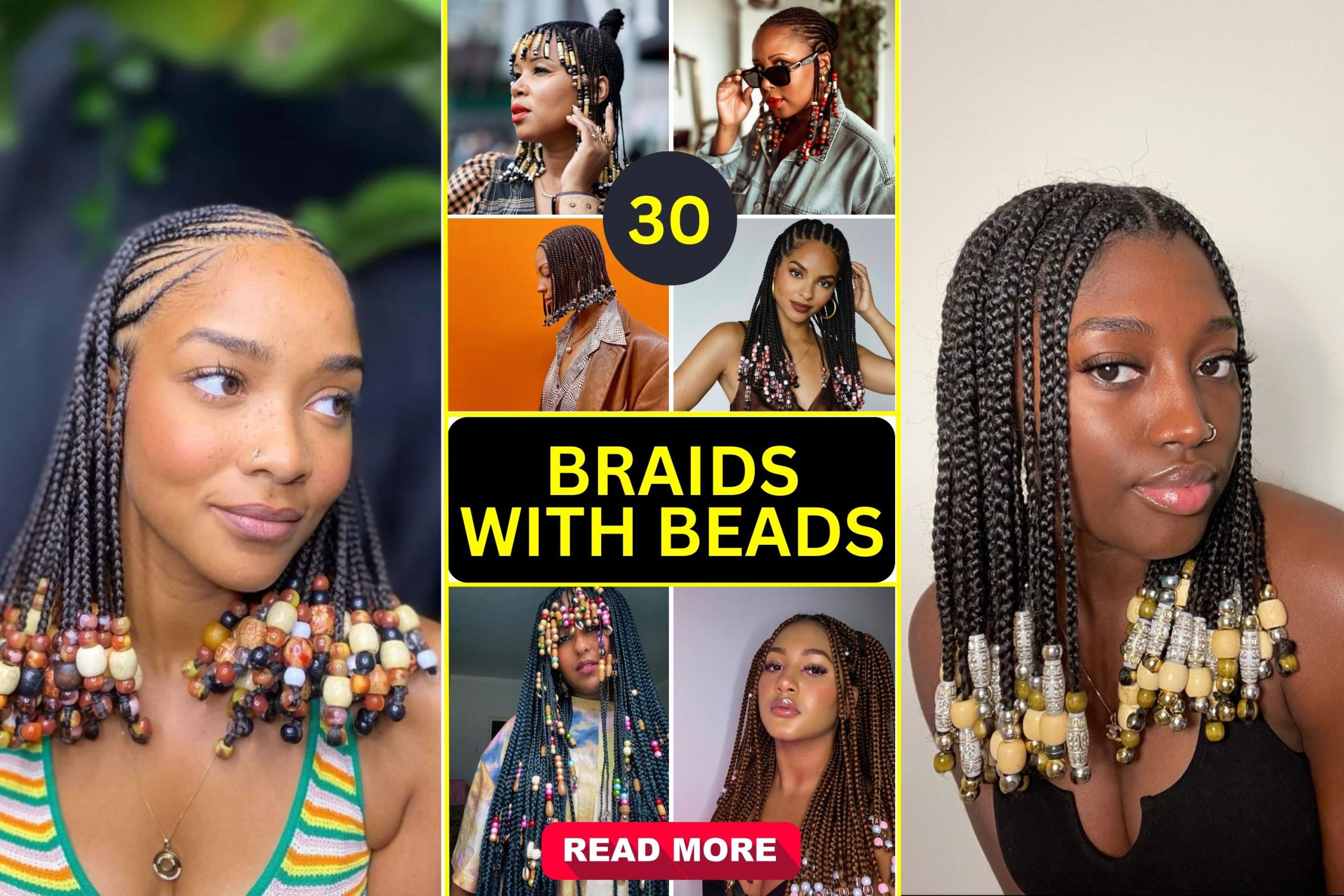 30 Braids with Beads: Stylish Ideas to Highlight Your Unique Look ...