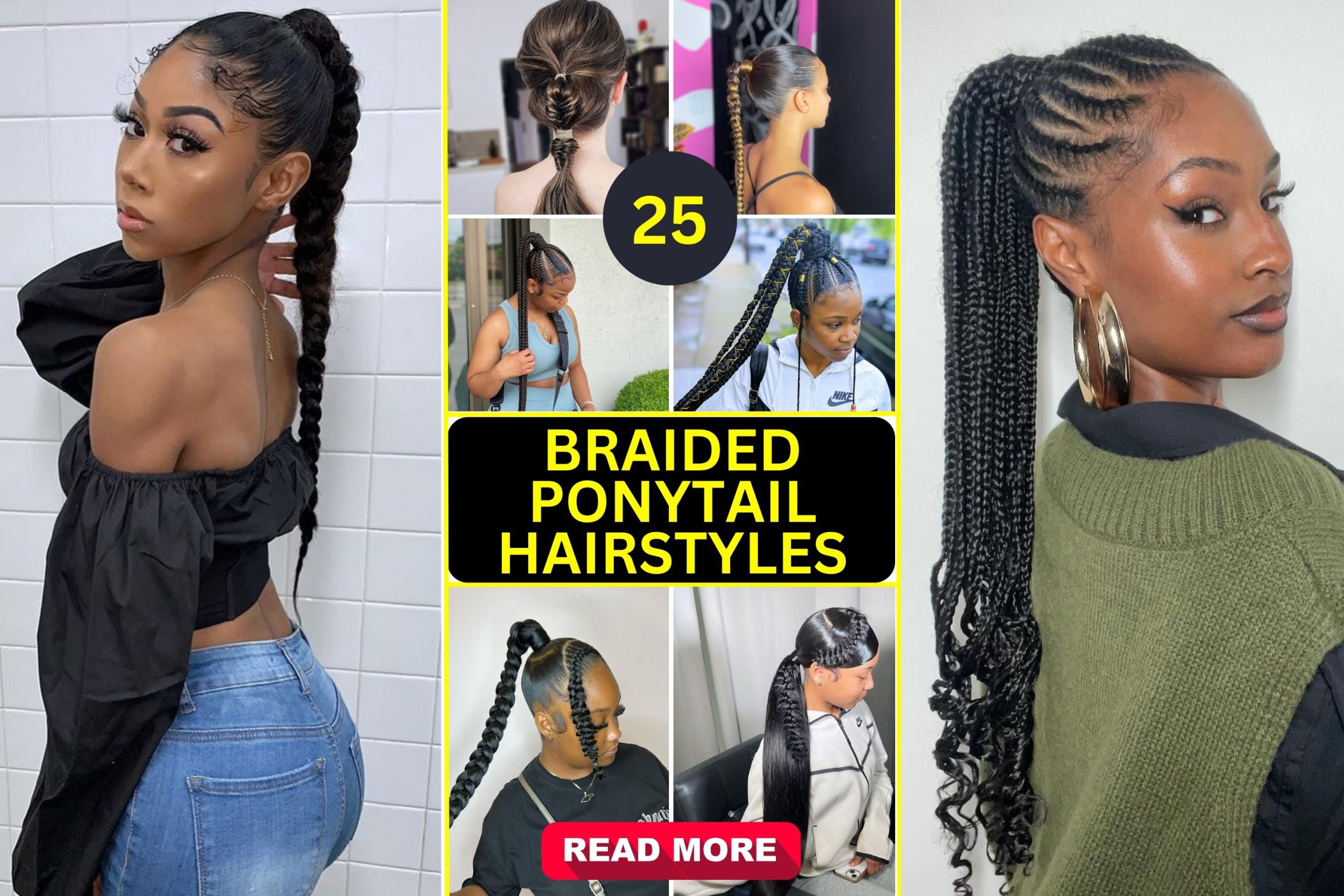 25 Braided Ponytail Hairstyles to Elevate Your Style – Stunning Ideas ...