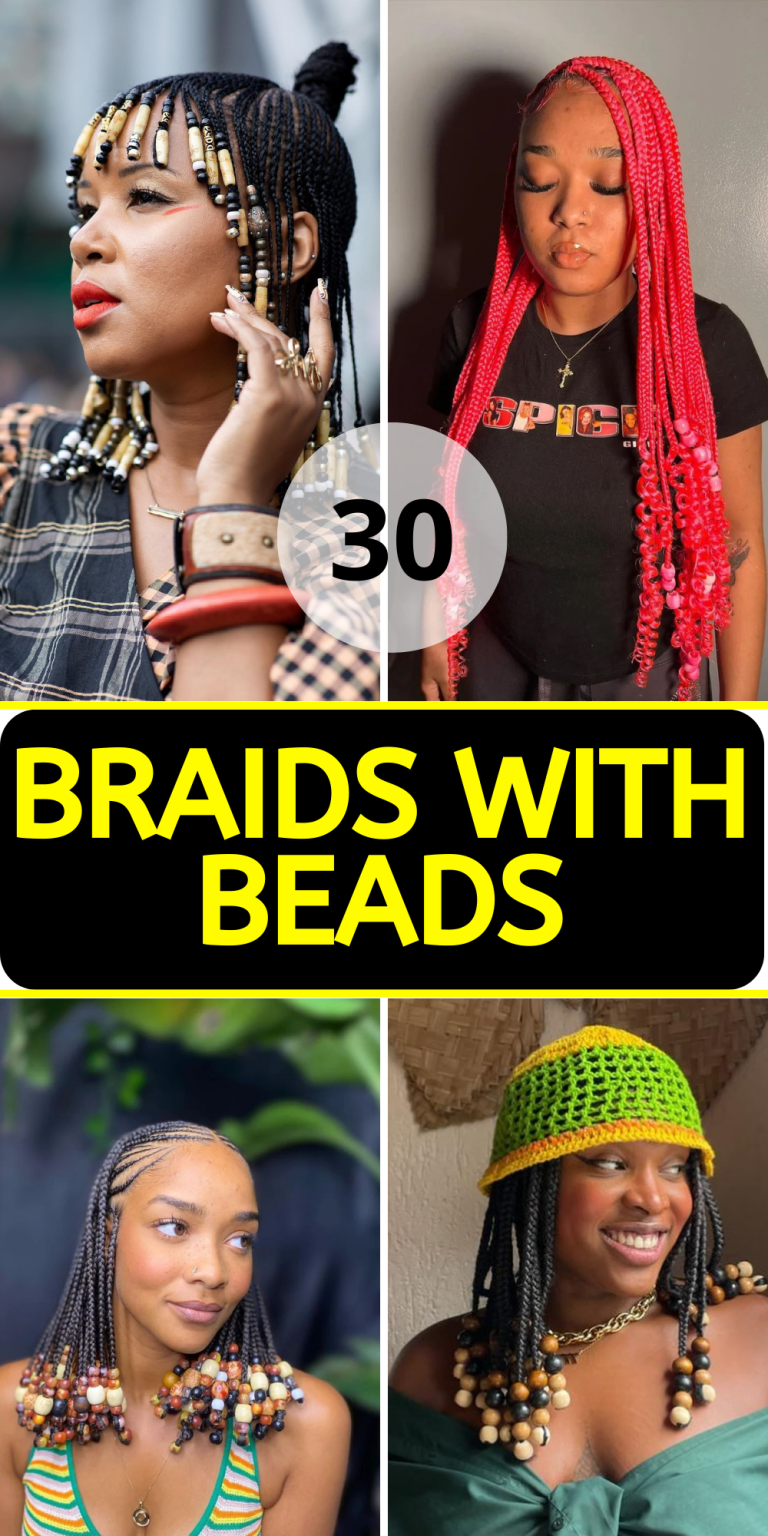 30 Braids with Beads: Stylish Ideas to Highlight Your Unique Look ...