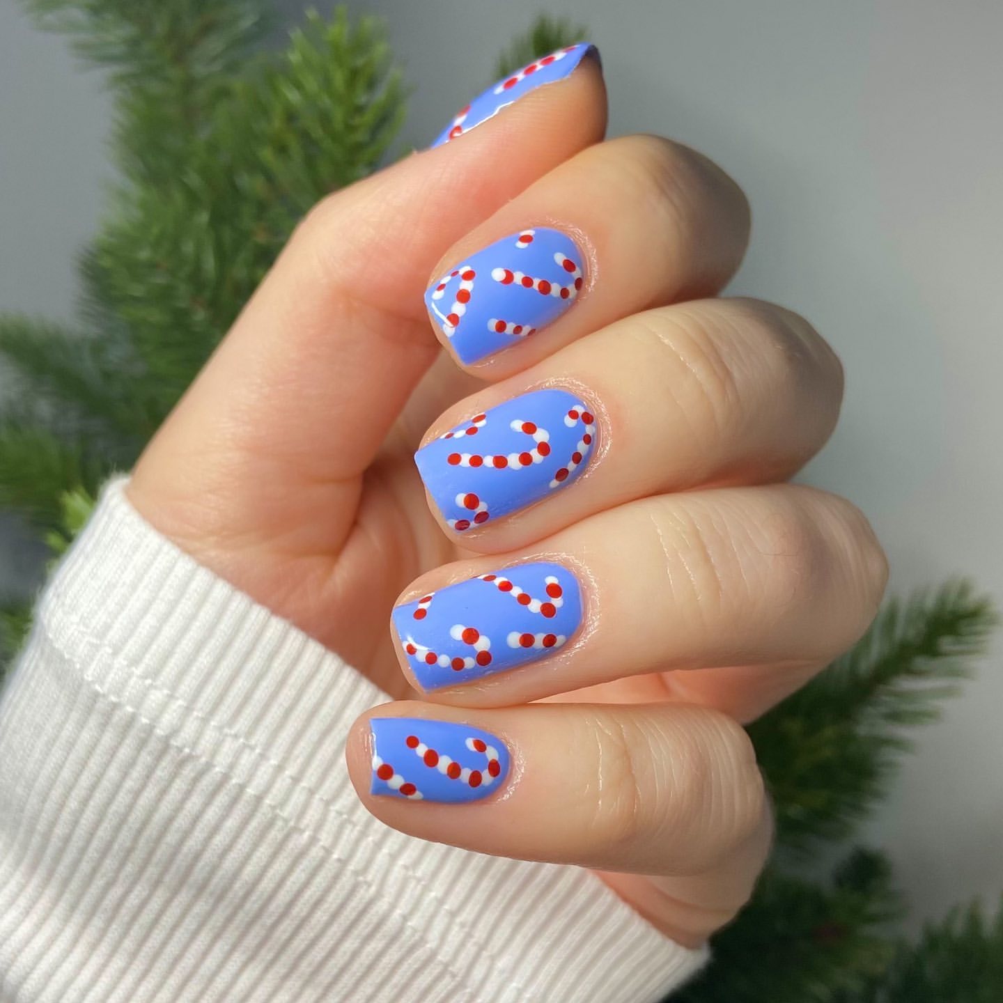 23 Blue Christmas Nails: Stunning Winter Designs for a Festive and ...