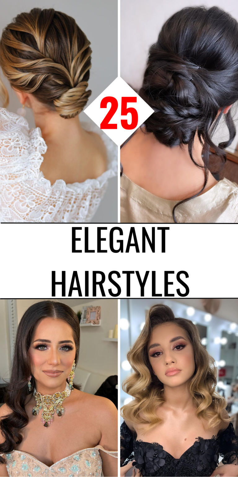 25 Elegant Hairstyles for Every Occasion: From Classic Buns to Romantic ...