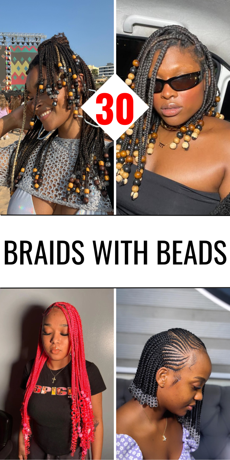 30 Braids with Beads: Stylish Ideas to Highlight Your Unique Look ...