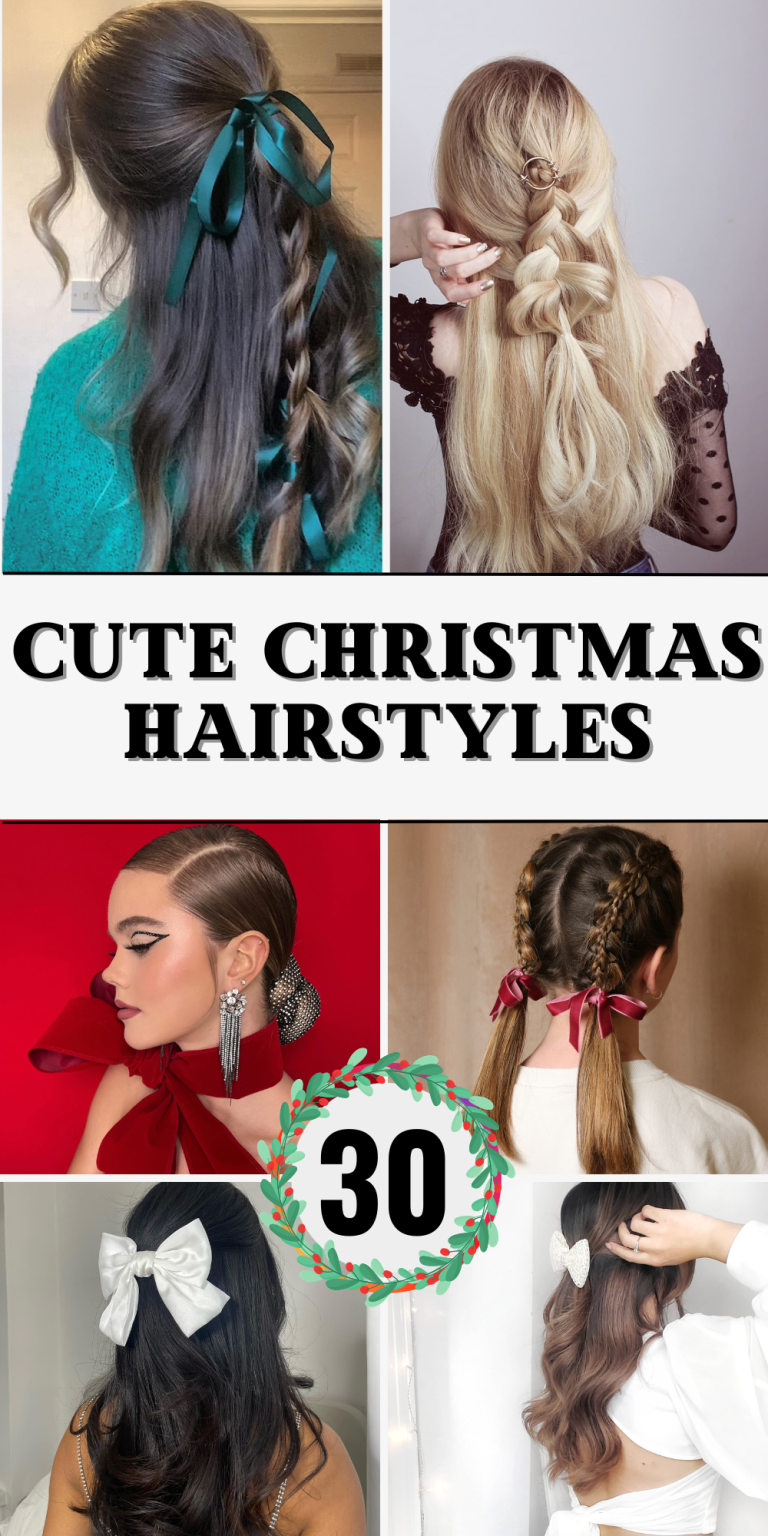 30 Cute Christmas Hairstyles: Festive Looks for Kids, Teens, and Women ...