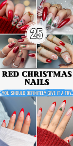 25 Red Christmas Nails: Stunning Ideas for a Festive Manicure ...