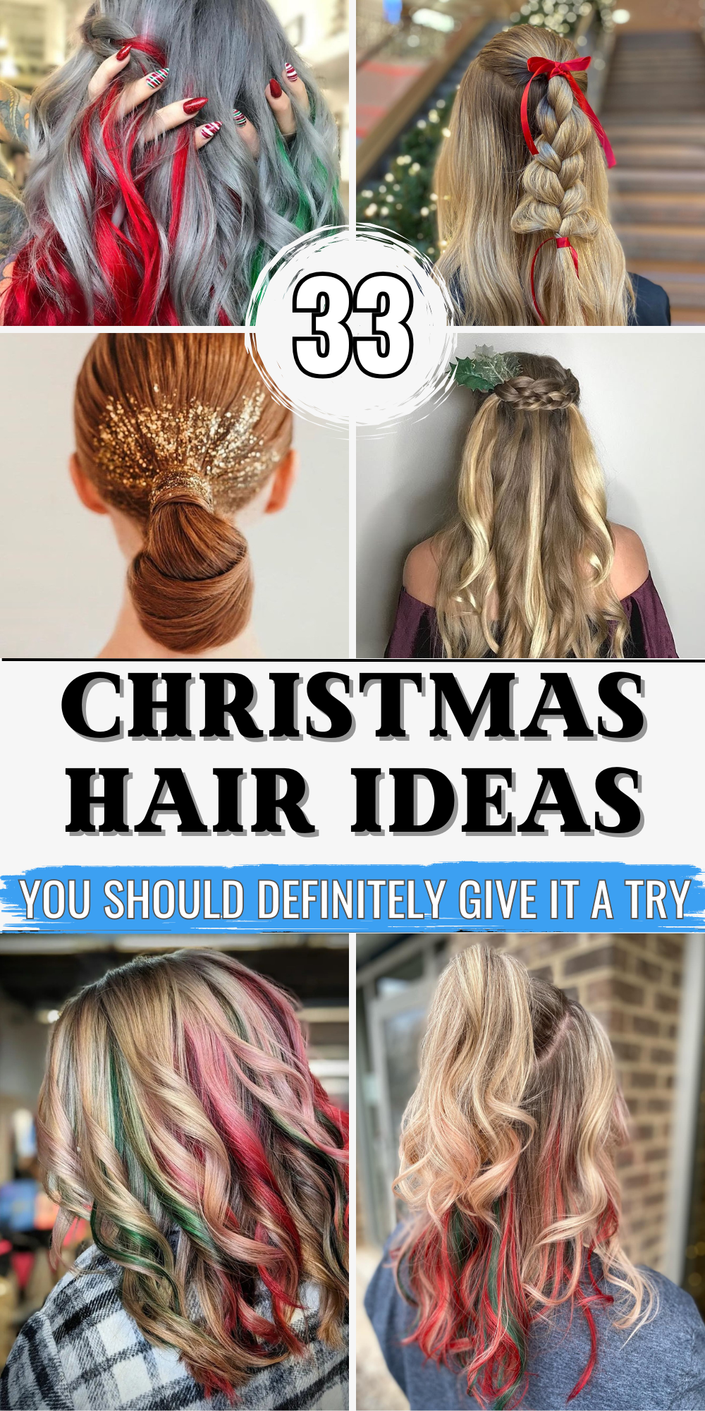 33 Christmas Hair Ideas to Make You Shine This Holiday Season ...
