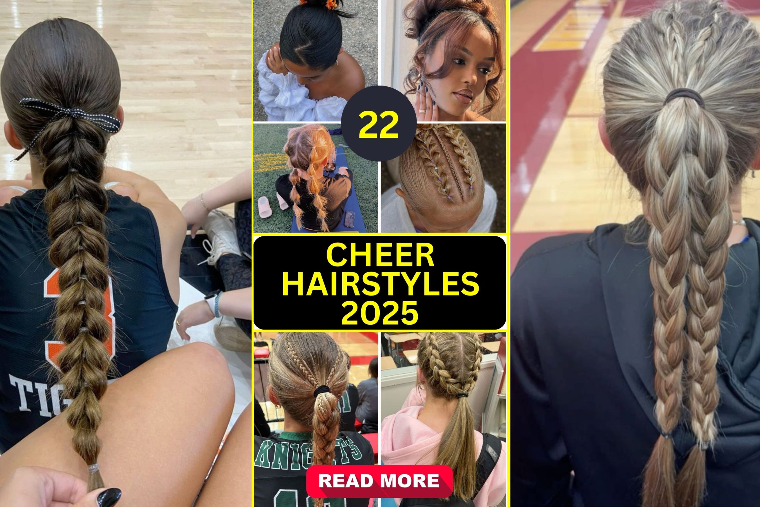 22 Cheer Hairstyles 2025: Trendy Looks for Sidelines, Games, and School ...