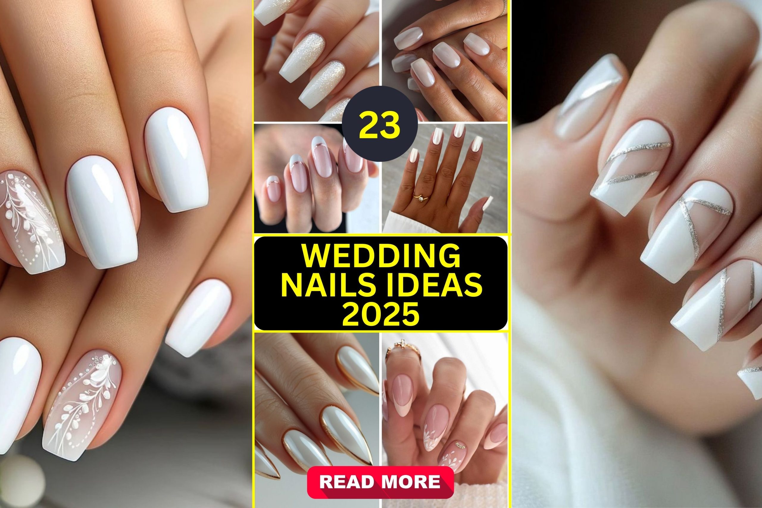 23 Stunning Wedding Nails Ideas 2025 to Complete Your Bridal Look ...