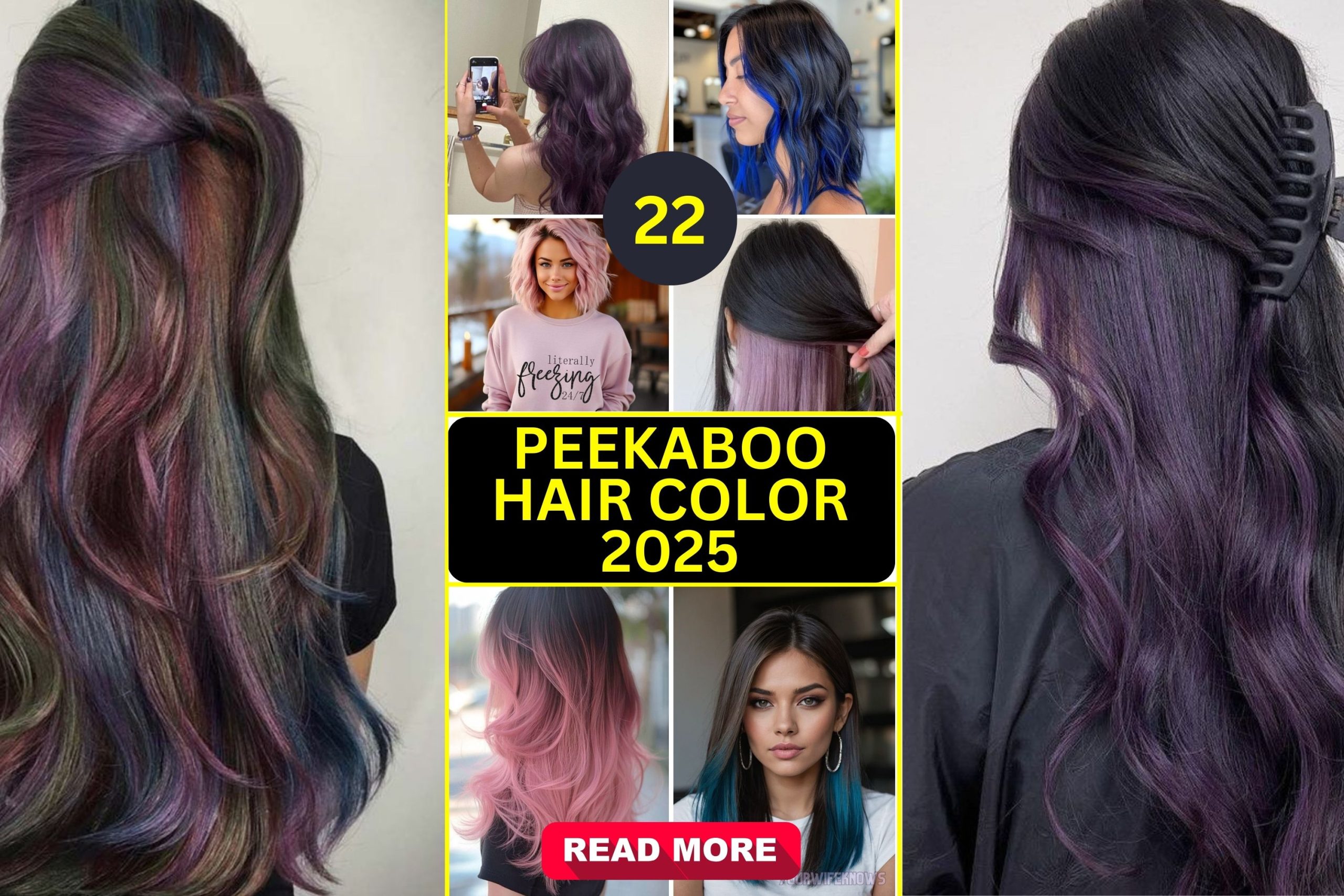 22 Stunning Peekaboo Hair Color Ideas to Rock in 2025 - divagaze.com