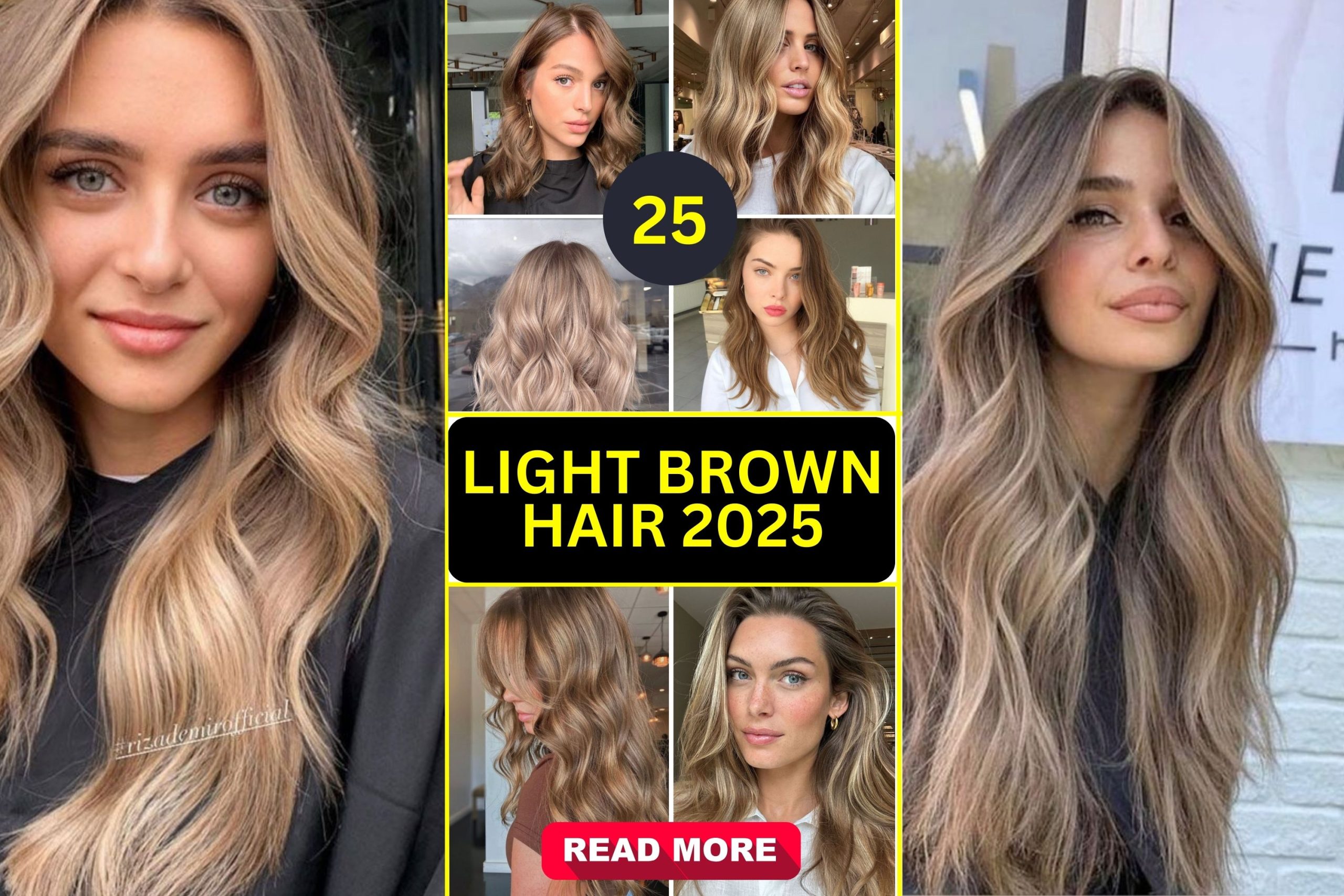 25 Stunning Light Brown Hair Ideas for 2025: From Natural Waves to Bold ...