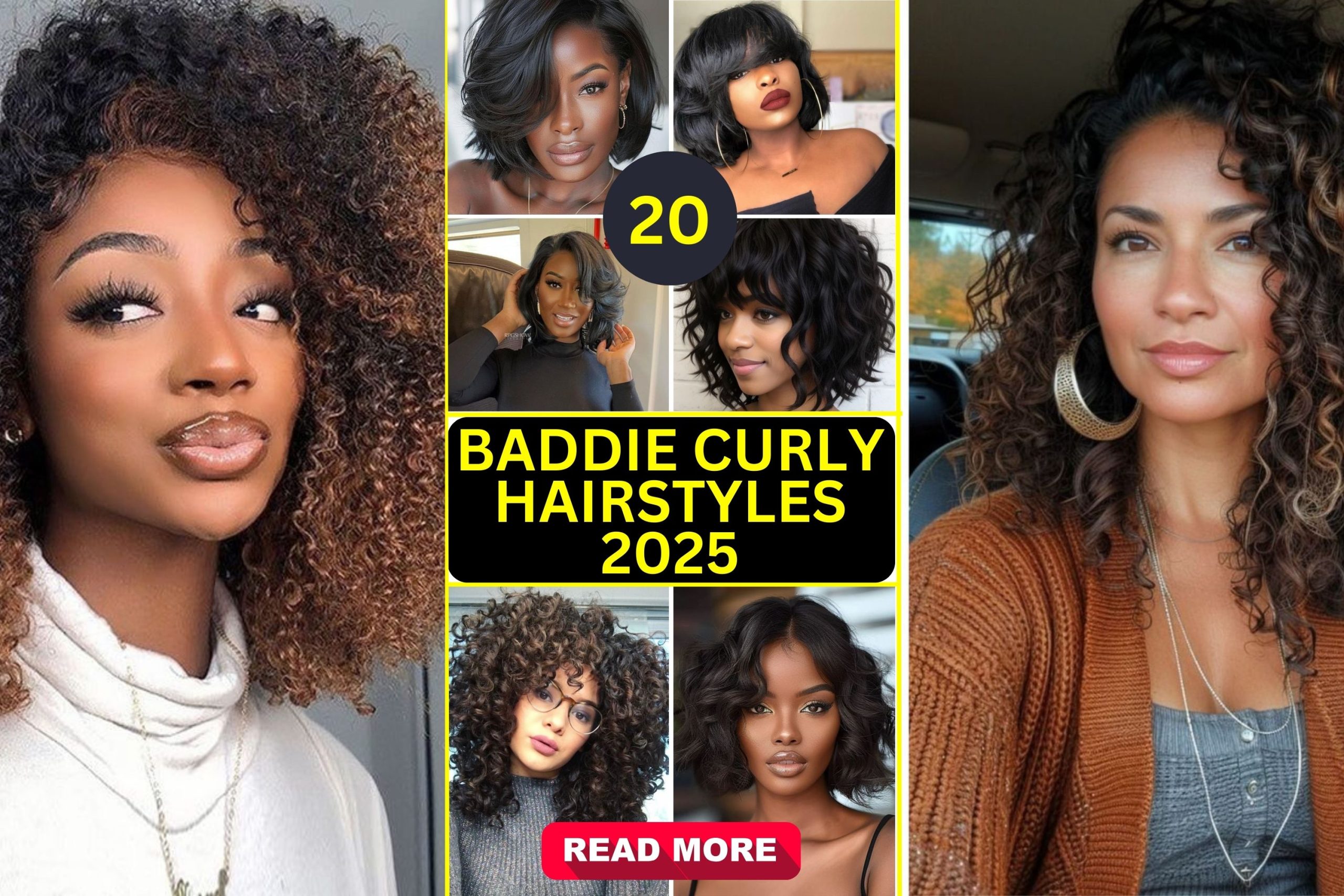 20 Baddie Curly Hairstyles 2025: Stunning Ideas to Slay Your Look This ...