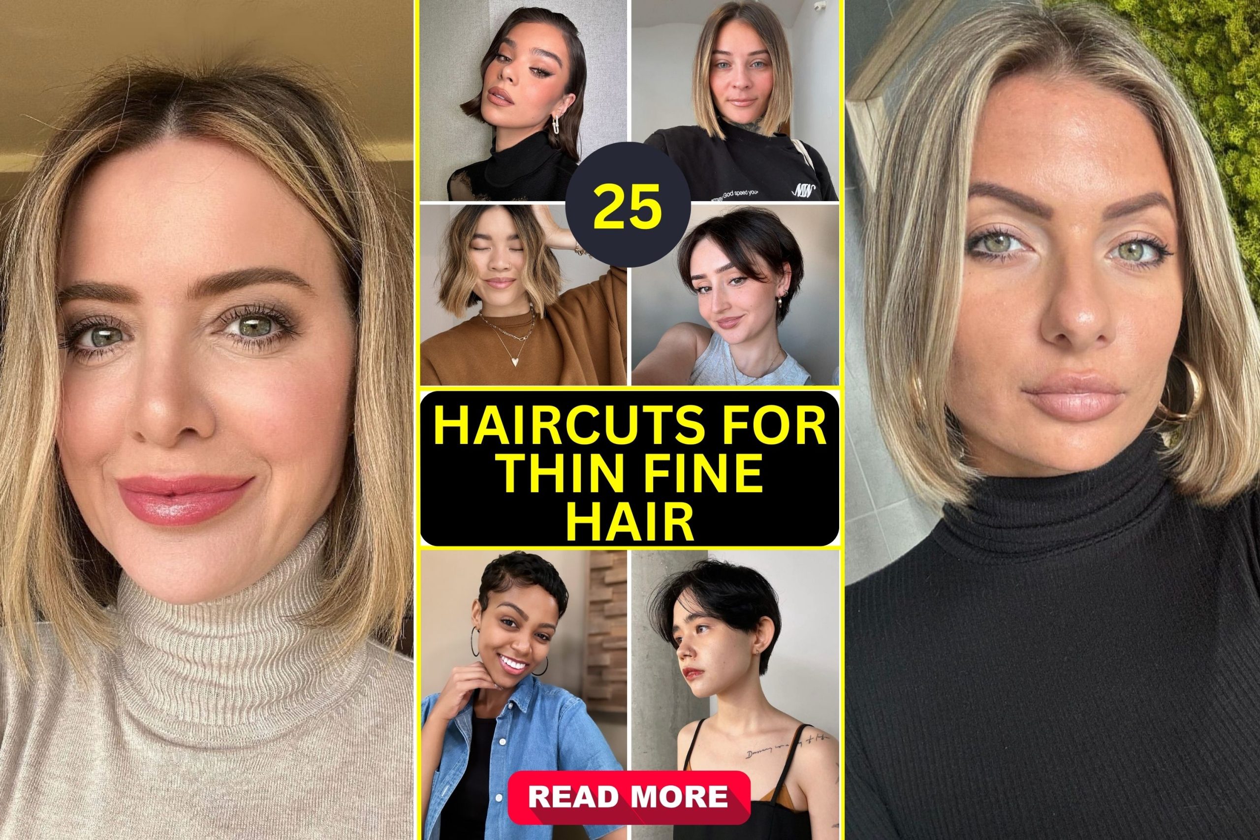 25 Haircuts for Thin Fine Hair: Volumizing and Stylish Ideas for Short ...