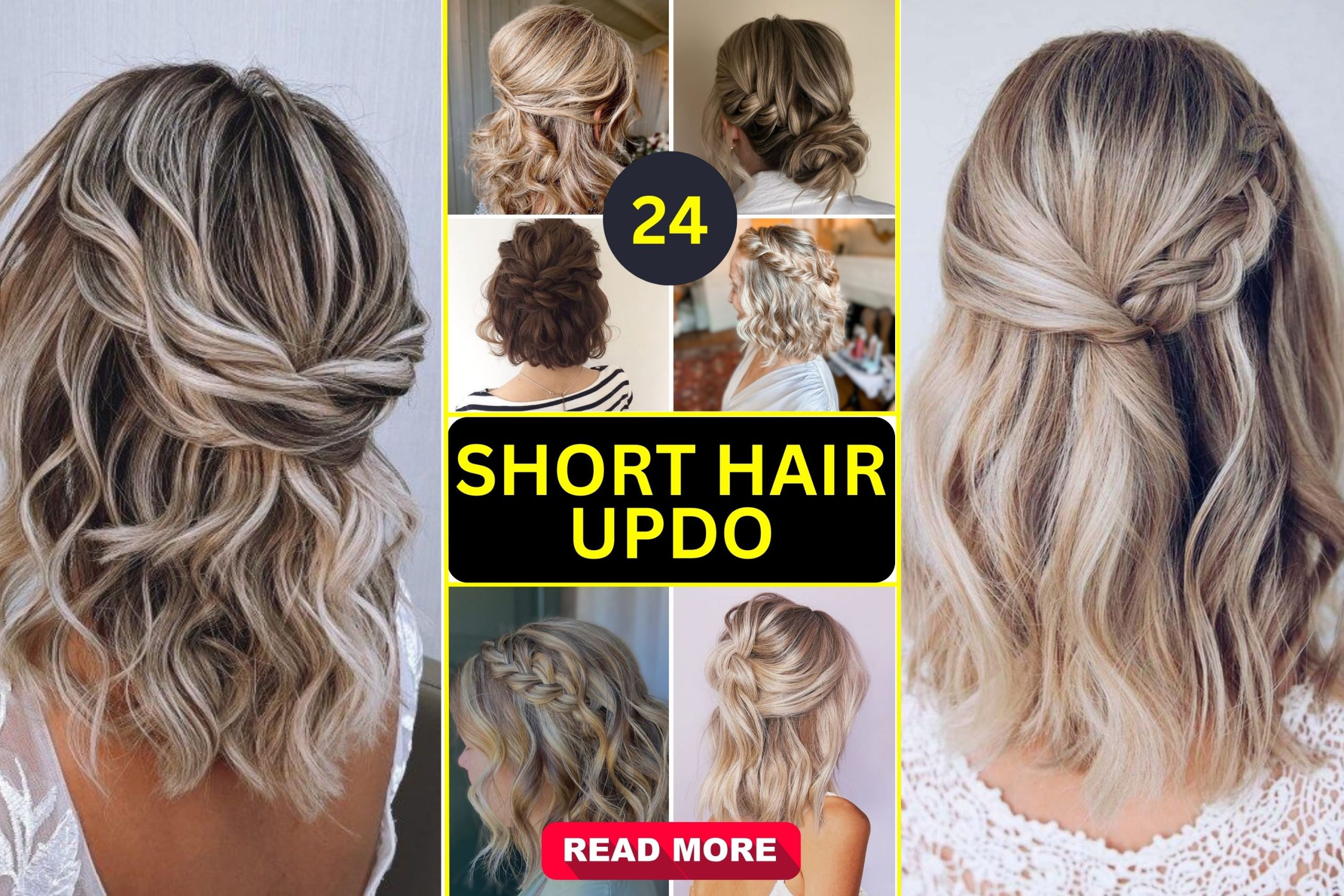 24 Stunning Short Hair Updo Ideas for Every Occasion – From Casual to ...