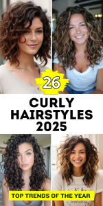 26 Curly Hairstyles 2025: Stunning Ideas for Gorgeous Curls! - divagaze.com