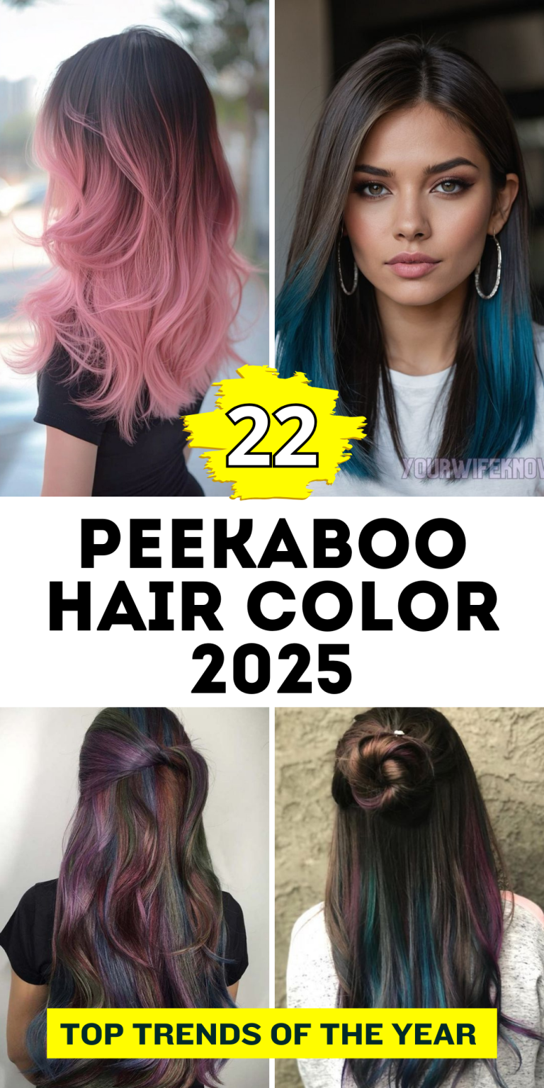 22 Stunning Peekaboo Hair Color Ideas to Rock in 2025 - divagaze.com