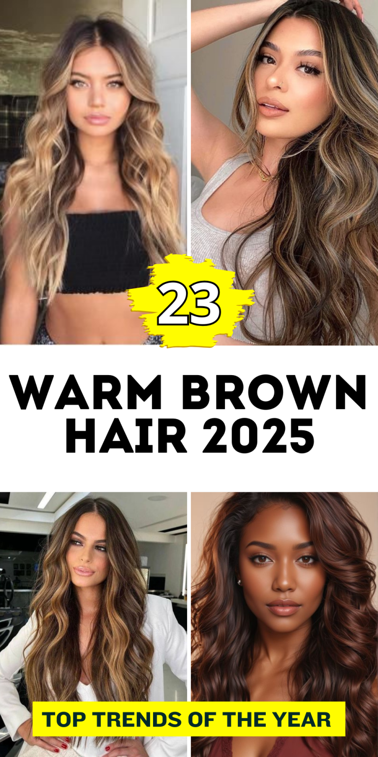 23 Warm Brown Hair 2025: Stunning Styles and Color Ideas for Every ...