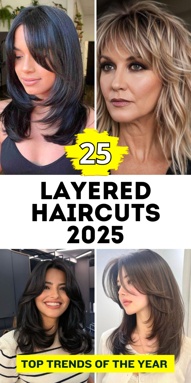 25 Layered Haircuts 2025: Trendy Styles for Every Hair Length and ...