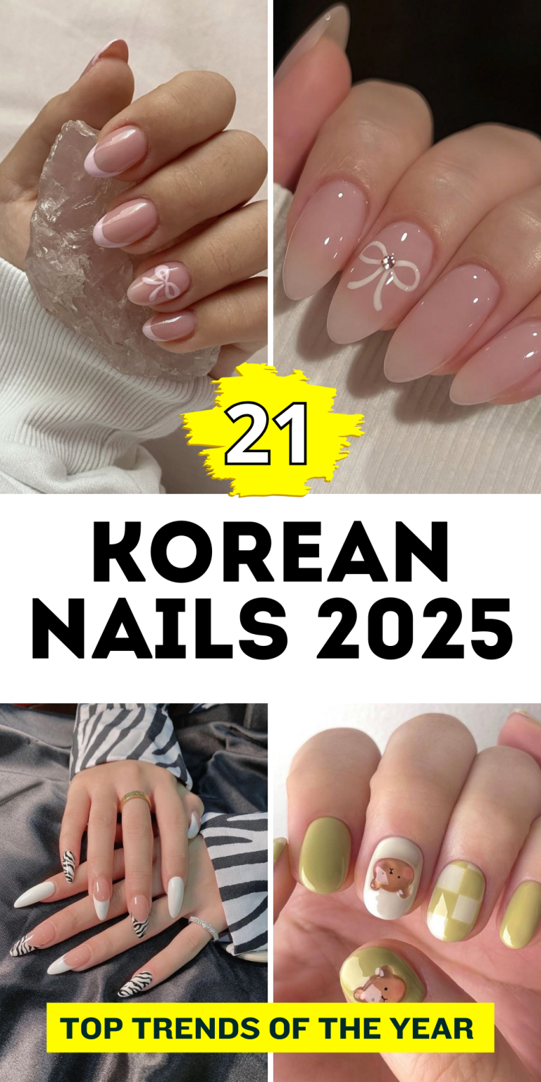 21 Korean Nails 2025: Trendy Designs You’ll Want to Try Right Now ...