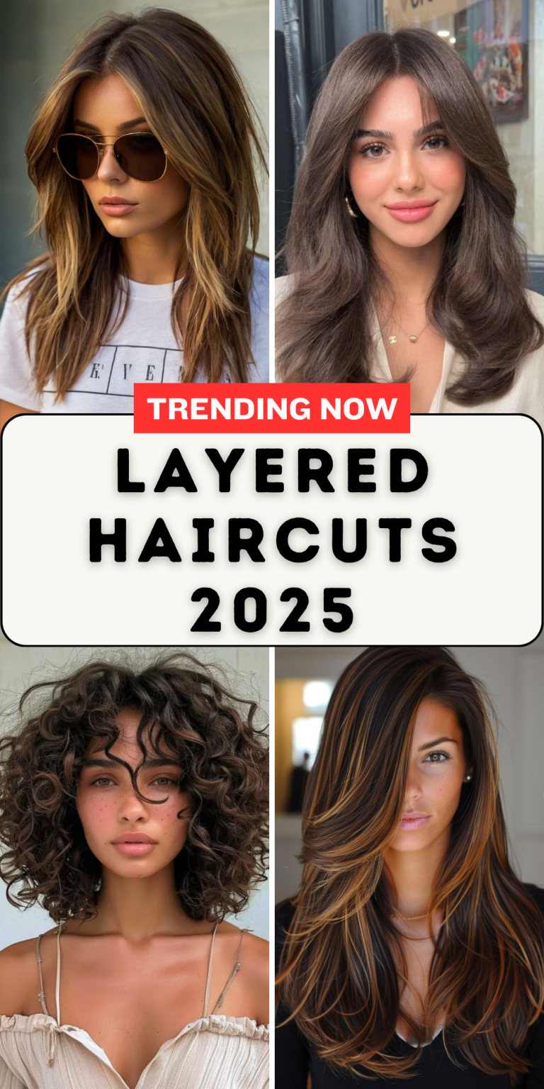 25 Layered Haircuts 2025: Trendy Styles for Every Hair Length and ...