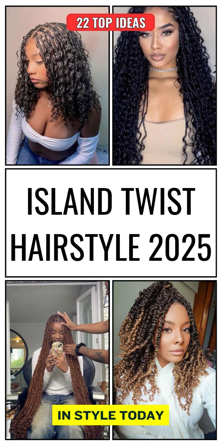 22 Island Twist Hairstyles 2025: Top Trends, Styling Ideas, and Color ...