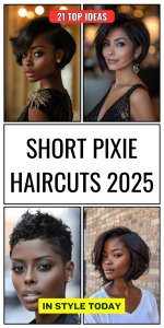 21 Short Pixie Haircuts 2025: Trendy Styles for Every Hair Type and ...